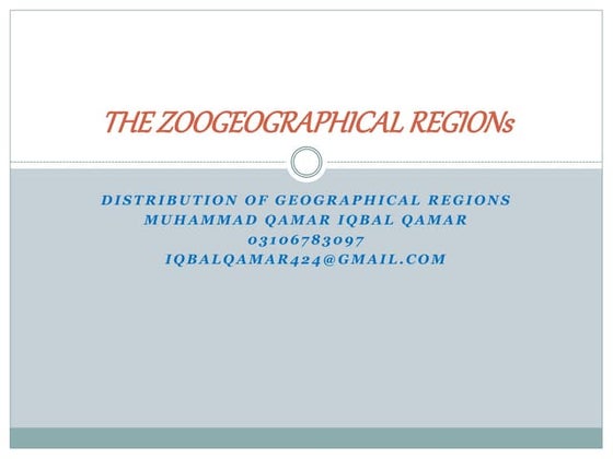 Palaearctic region | PPT