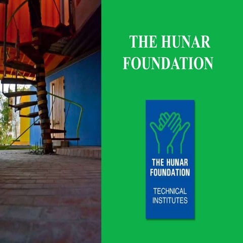 The Hunar Foundation's Presentation 2014 | PPTX