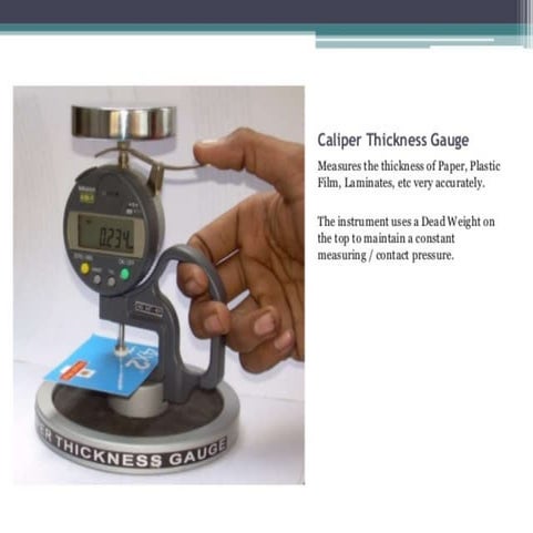 Thickness gauge | PPT