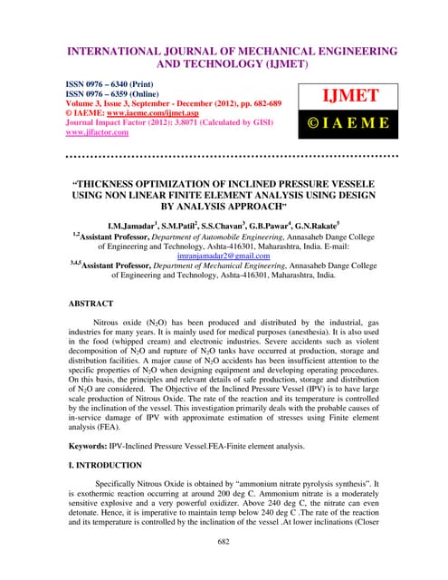 IRJET- Structural Strength Analysis of Plastic Fuel Tank under Pressure ...