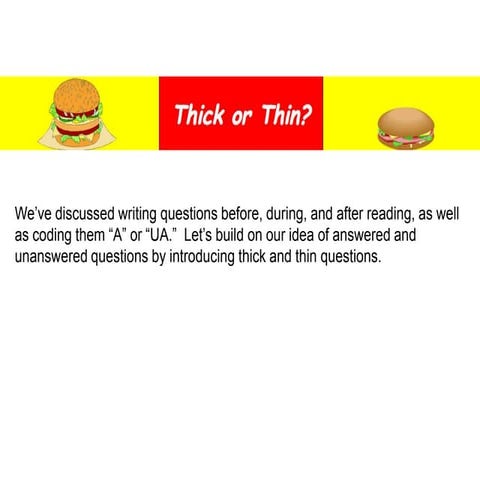 Thick vs Thin ?s | PPTX