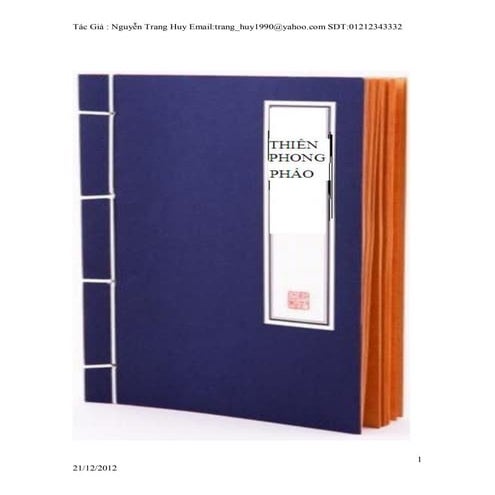 Cờ Tướng - Thiên phong pháo - 6 phần | PDF