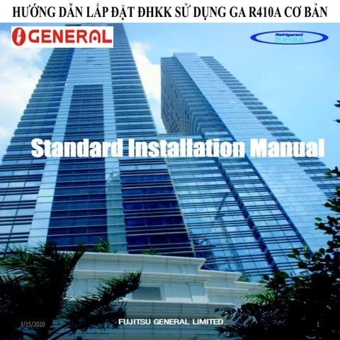 Hướng dẫn lắp điều hòa không khí sử dụng GAS R41 | PPT