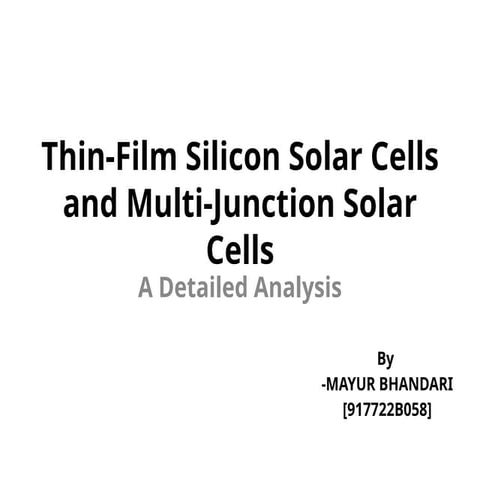 Thin_Film_Multi_Junction_Solar_Cells.pptx