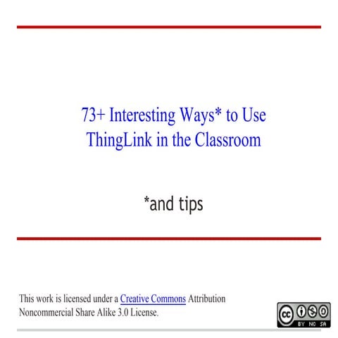 Thing link in the classroom | PDF