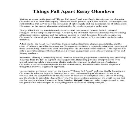 Things Fall Apart Essay Okonkwo.pdf