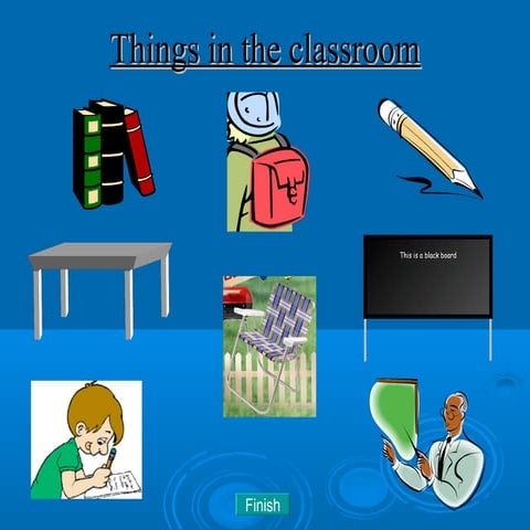 Things in the classroom | PPS