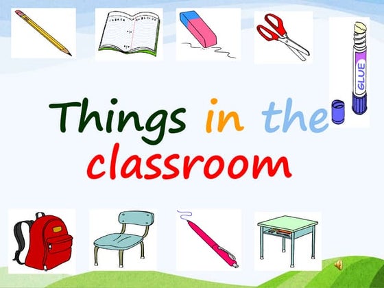 Classroom vocabulary | PDF