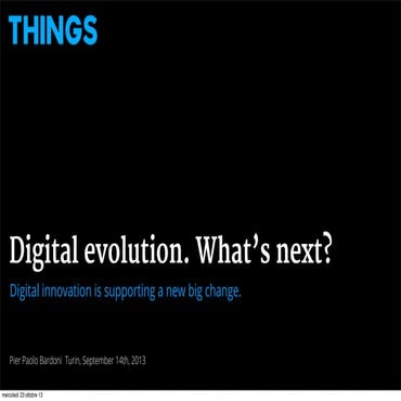 Digital evolution. What’s next? | PDF
