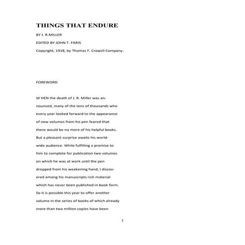 Things that endure | PDF