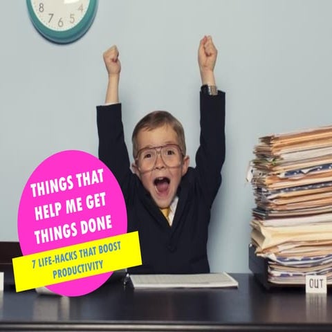 Things that help me get things done | PPT