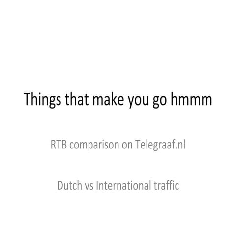 Things that make you go hmmm | PPT