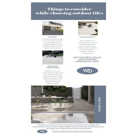Things to consider while choosing outdoor | PDF