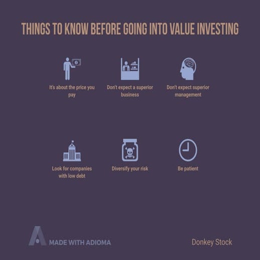 Things to know before value investing Infographic | PDF | Stocks and ...