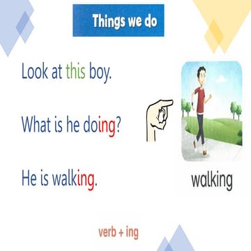 Things we do, action words, verbs, This/That.pptx