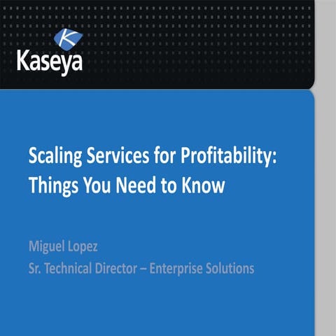 Kaseya Asset Discovery Overview | PDF