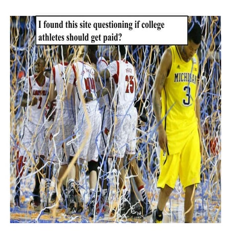 Should College Athletes Be Paid Essay | PDF