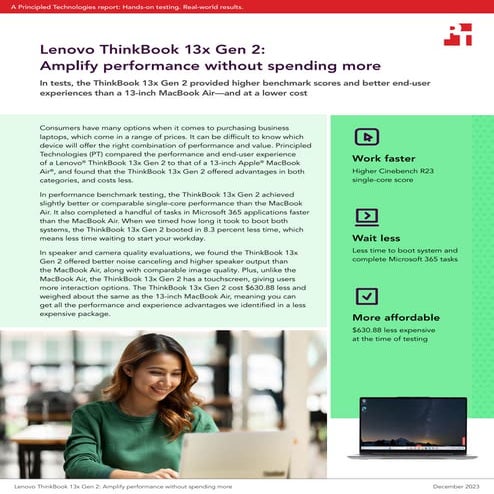 Brosur Lenovo Thinkpad X390 ................................... | PDF