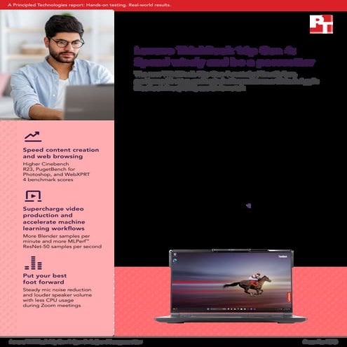 Lenovo ThinkBook 16p Gen 4: Spend wisely and be a pacesetter | PDF
