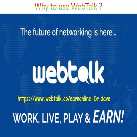 Think and decide : Why use WebTalk ? | PDF