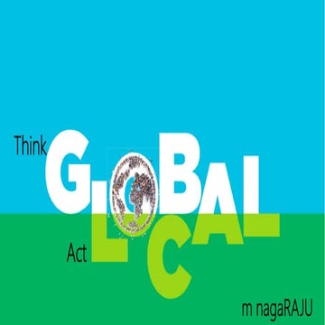 Think Global, Act Local | PPTX