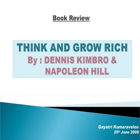 Think and Grow Rich | PPT