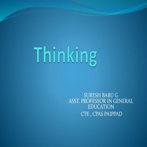 Thinking | PPTX