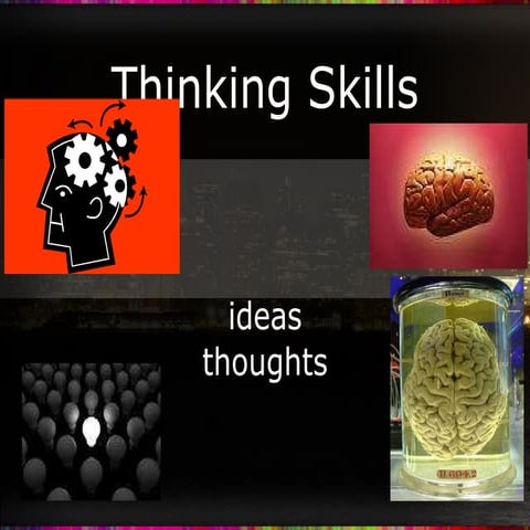 thinking skills | PPT