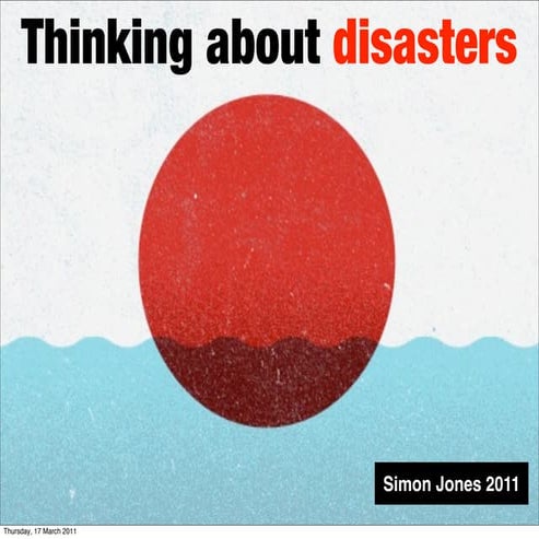 Thinking about disasters | PPT