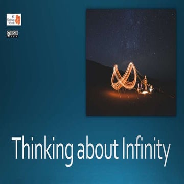 This PowerPoint helps students to consider the concept of infinity ...