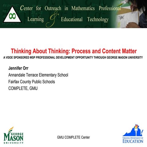 Thinking about Thinking | PPT