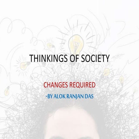 Thinking of society | PPT
