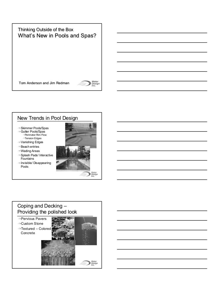 Thinking Outside The Box Handouts Tom Anderson
