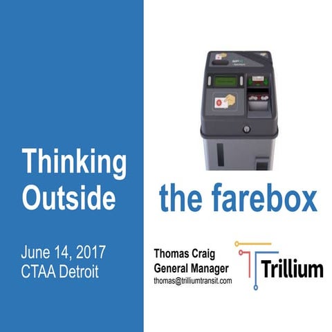 Thinking outside the farebox | PPT