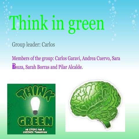 Think Green | PDF