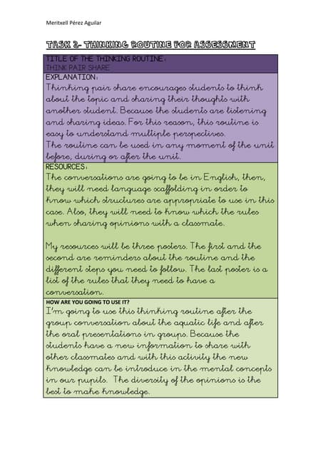 Eva rc task2_module 4_thinking routines | PDF