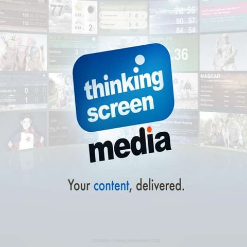 Thinking Screen Media Overview | PPT