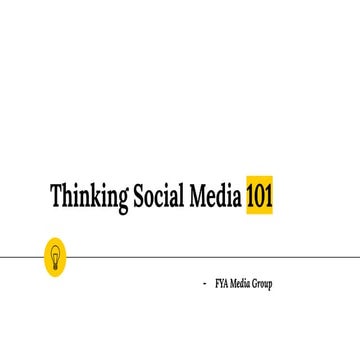 Thinking social 101 | PPT