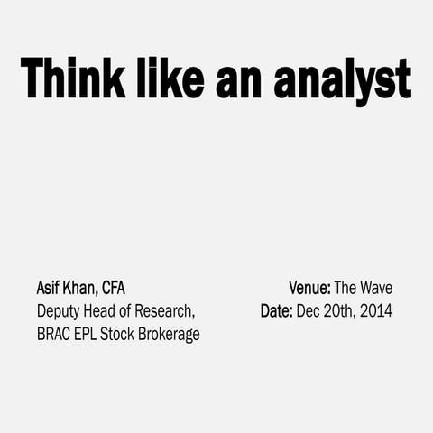 Think Like An Analyst Pdf 3557