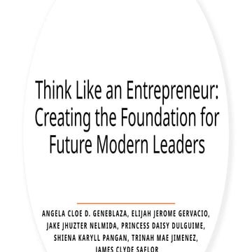 Think Likcasvcwdvdwvsdvsdce an Entrepreneur.pptx