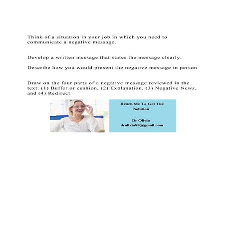 Think of a situation in your job in which you need to communicat.docx