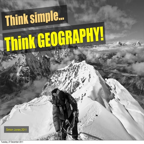 Think simple, think geography! | PDF