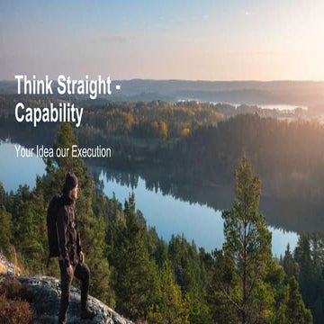 Think Straight Capability Insights | PPT