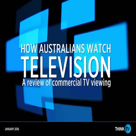 Think TV Commercial TV Viewing Report | PPT