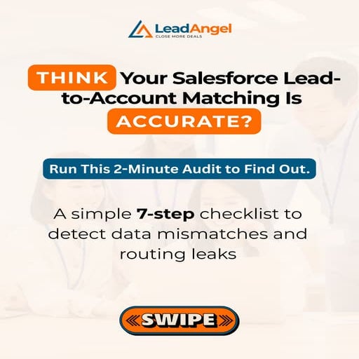 Think Your Salesforce Lead-to-Account Matching Is Accurate? Check again ...