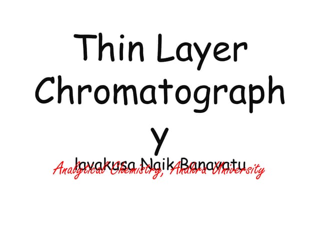 Separation of-sugar-through-paper-chromatography | PPTX