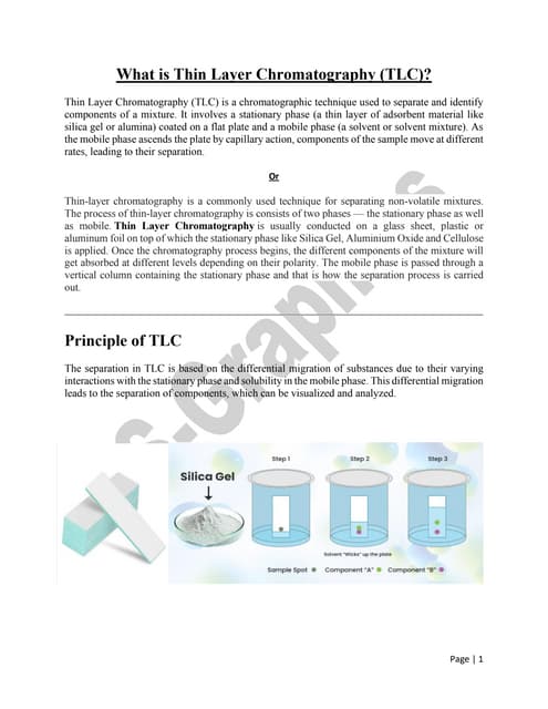 TLC, thin layer chromatography | PPT
