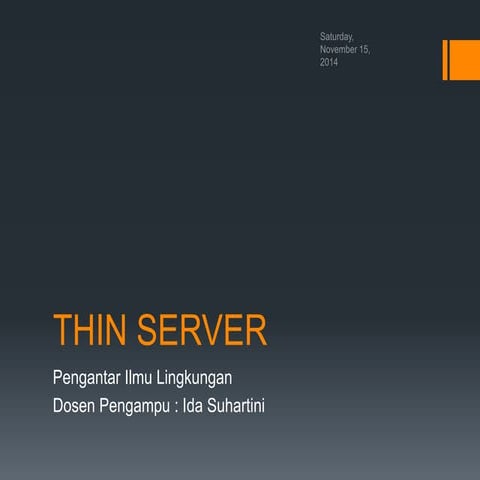 Thin server | PPT