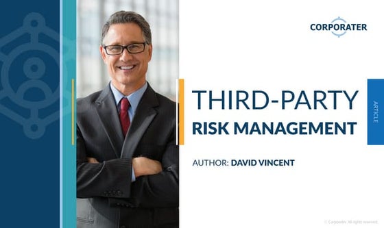 Third Party Risk Management | PPTX | Information Services Industry ...