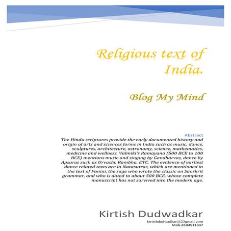 Religious text of india | PDF